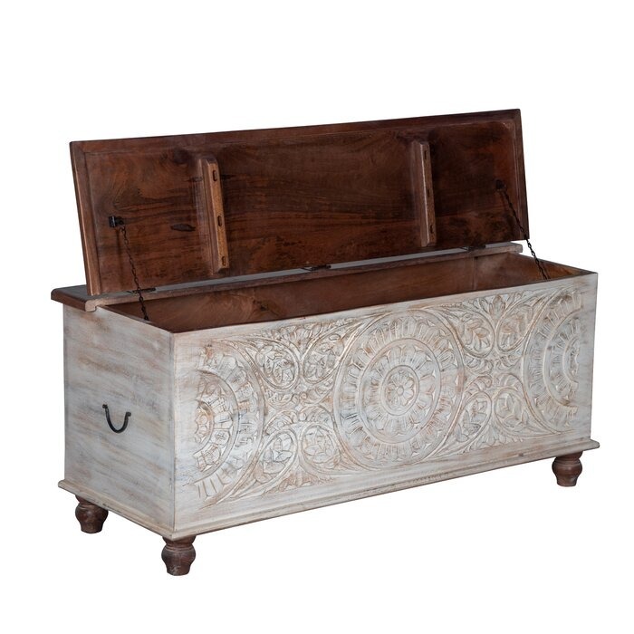 Sheesham Wood Trunk For Storage - Antique Home Decors | Premium Home ...