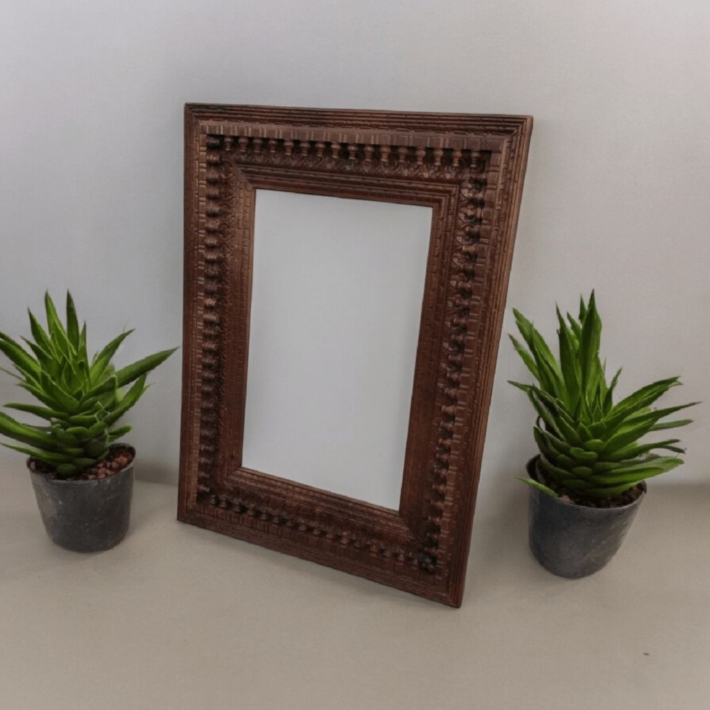 vintage mirror wall decor Rustic Antique Wooden Frame - Antique Home ...