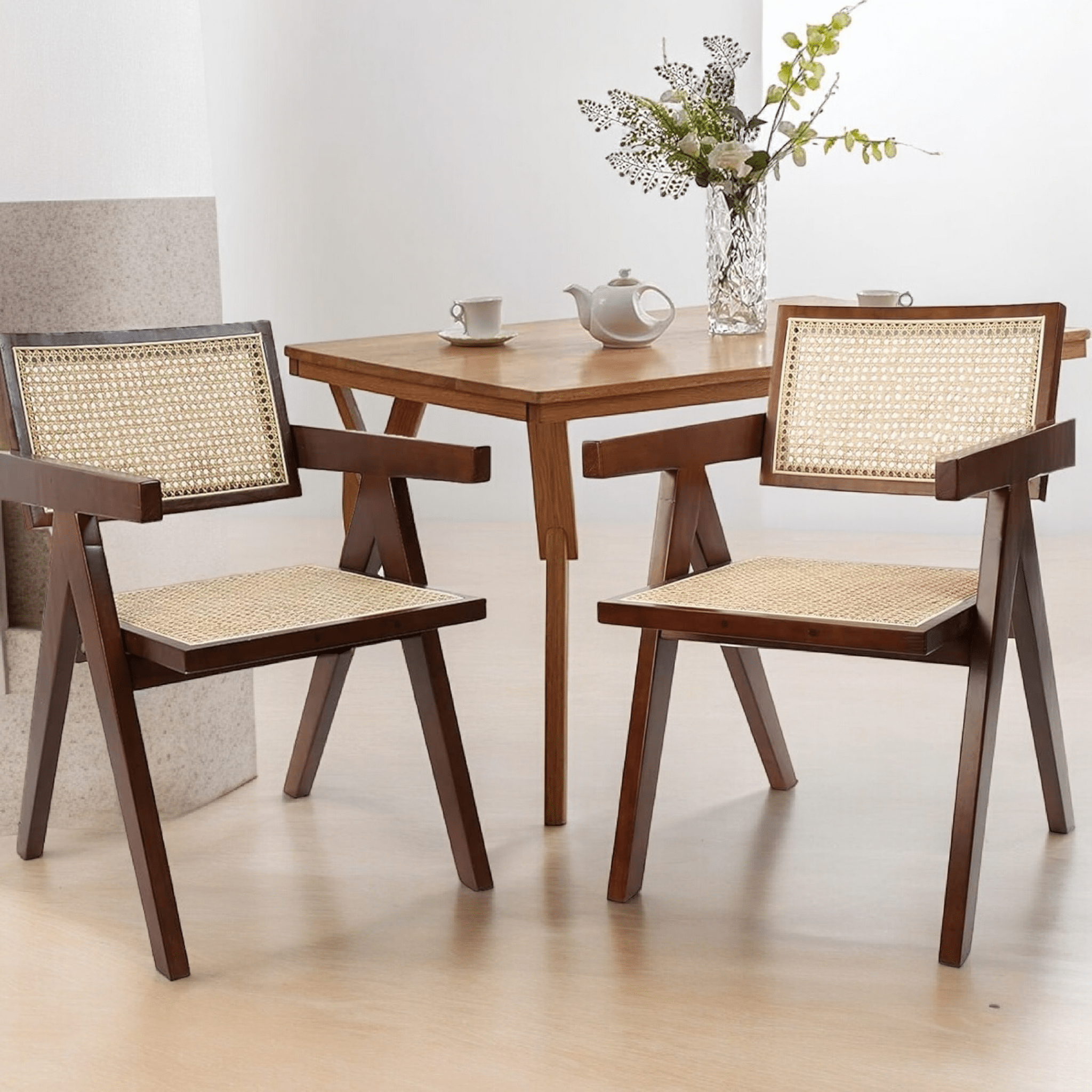 Cane Chairs Set Bangalore Rattan Cane Chair Wood Antique Home Decors Premium Home Decors Furniture